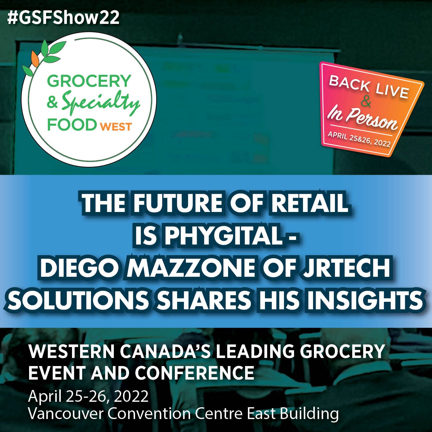 JRTech Solutions exhibits for the 1st time at Grocery and Specialty Food West!